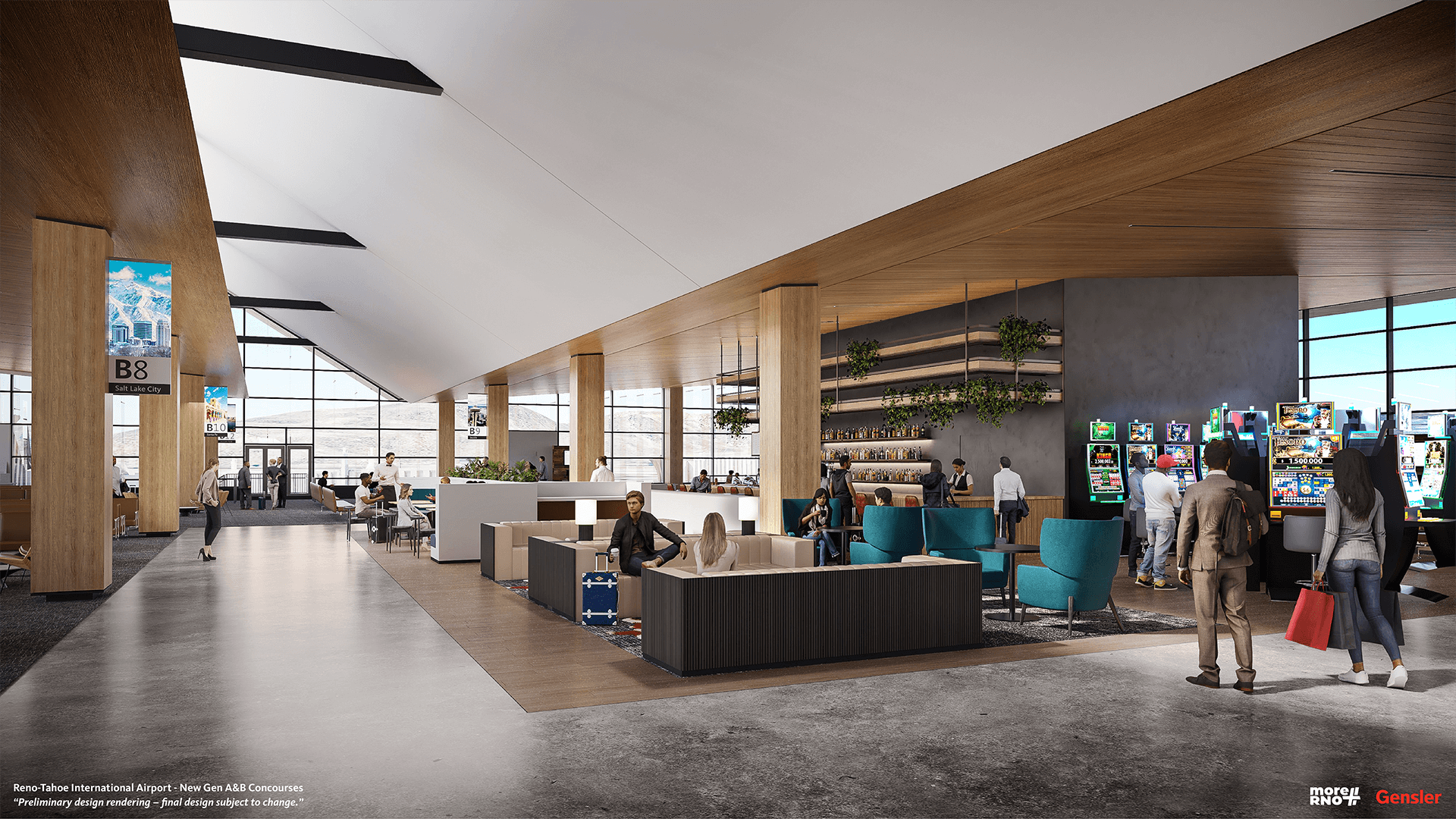 New Concourses - Reno-Tahoe International Airport